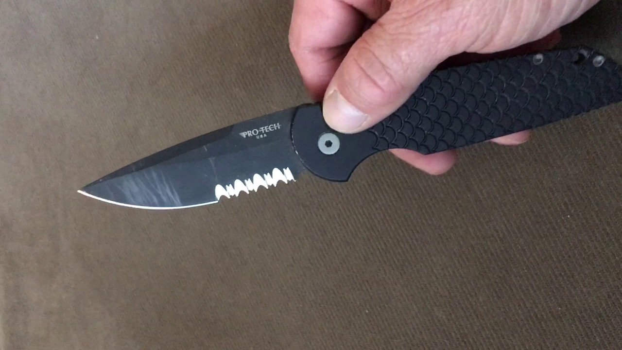 Protech TR3 Automatic Knife - YouTube