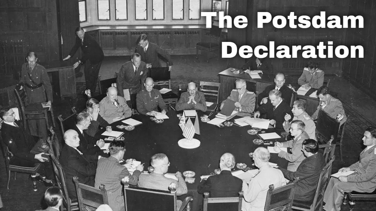 26th July 1945: The Potsdam Declaration demand the unconditional ...