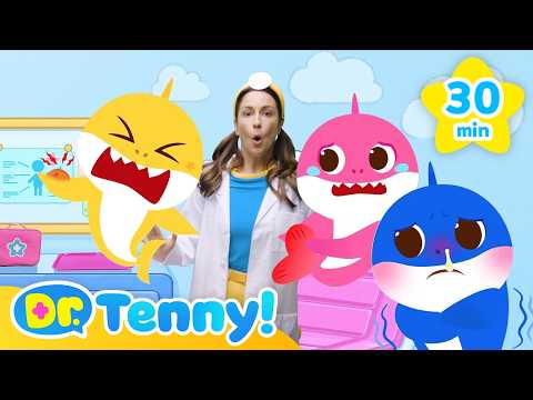 Please Help, Doctor Tenny! Baby Shark is Sick! | Compilation | Hospital Play | Hey Tenny!