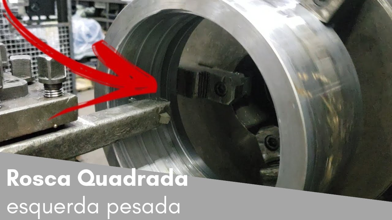 Rosca Quadrada Esquerda Pesada Passo 1" - YouTube