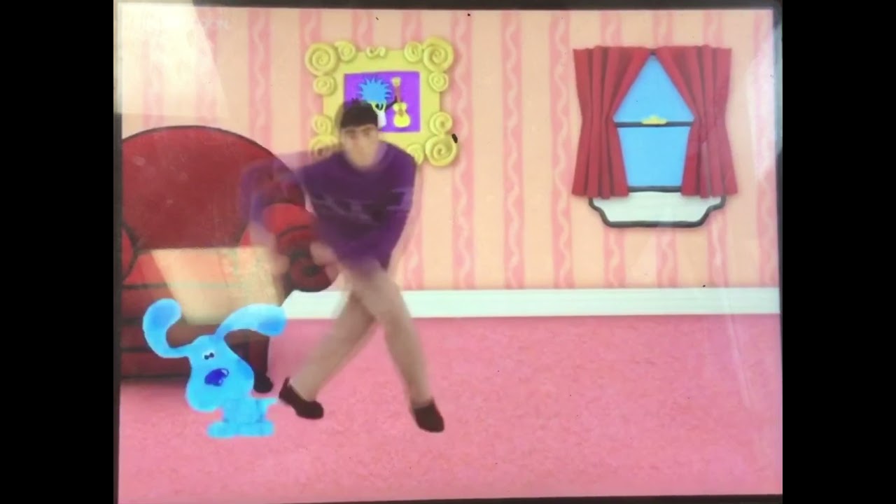 Blue’s Clues Dress Up Day Joe Purple Shirt Mailtime Theme Song - YouTube