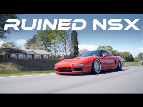 Acura NSX - Stanced on Air // Gears and Gasoline - YouTube