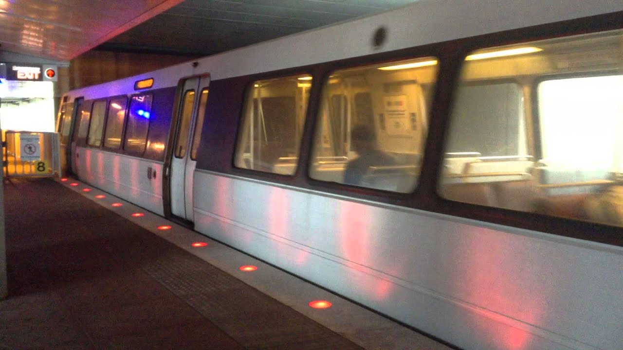 Washington DC Metro | Silver Line Departing Tysons Corner - YouTube