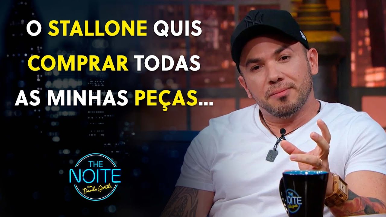 Escultor Edinho Maga foi notado por Sylvester Stallone | The Noite (03 ...