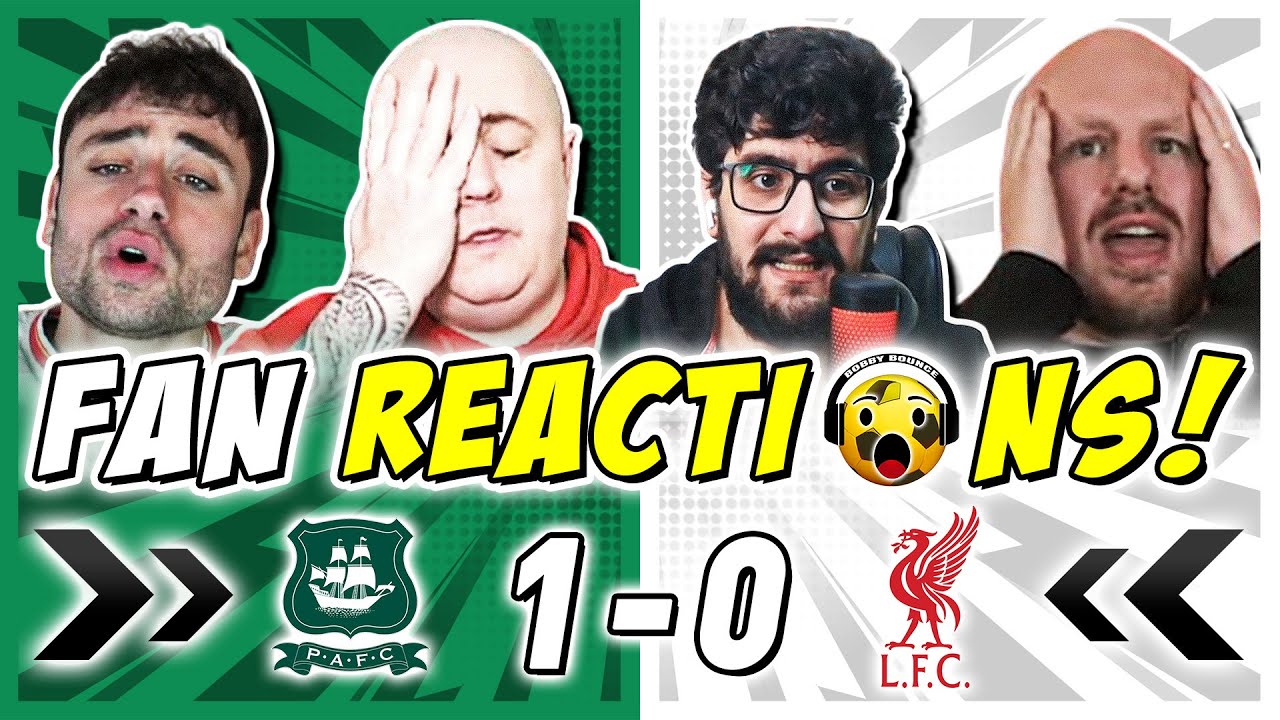LIVERPOOL FANS HUMILIATED 😳 REACTION TO PLYMOUTH 1-0 LIVERPOOL | FA CUP ...