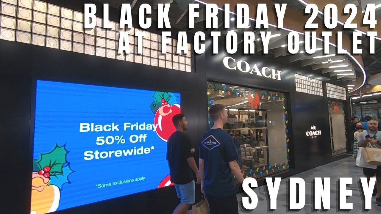 Black Friday at Sydney Factory Outlet, Everything on Sale | DFO ...