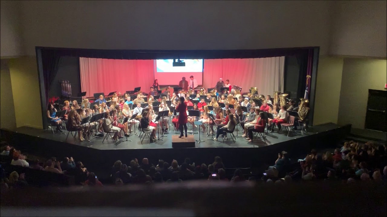 2018 Middle School Band Christmas Concert - YouTube