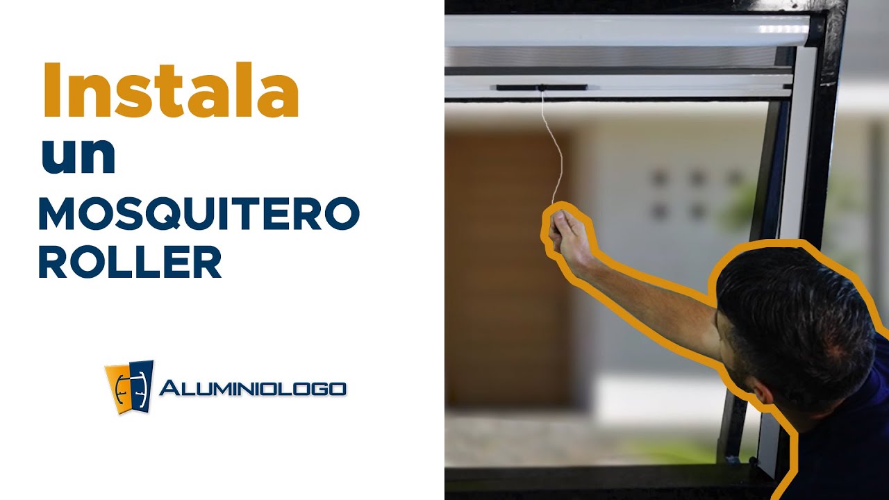 INSTALA UN MOSQUITERO ROLLER PASO A PASO - YouTube
