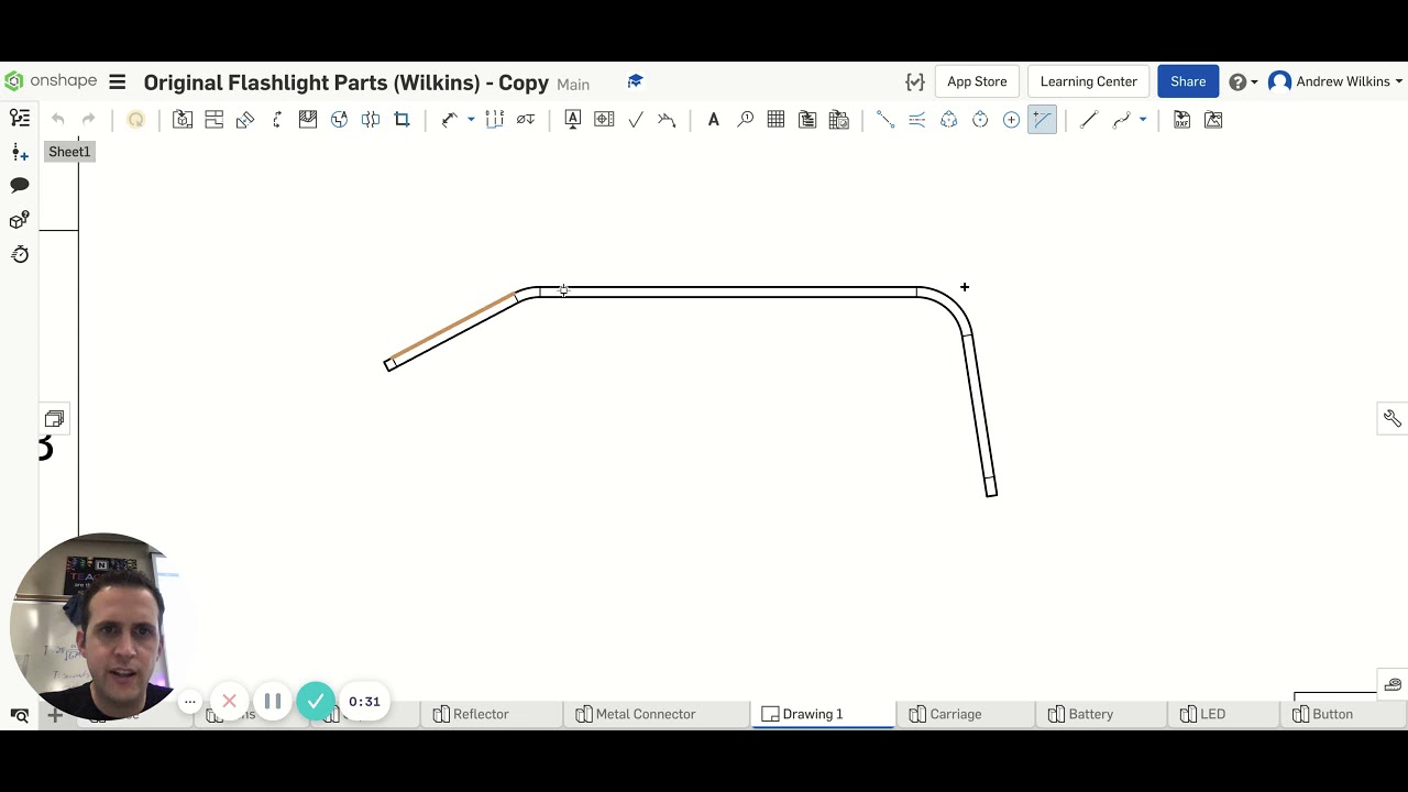 Onshape Tutorials Virtual Sharp Tool - YouTube