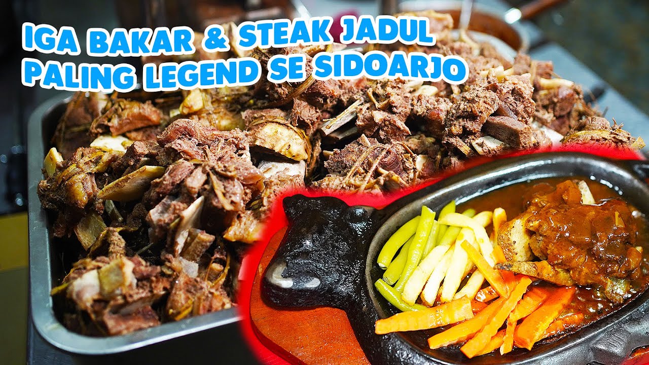 IGA BAKAR & STEAK PALING HITS DI SIDOARJO - YouTube