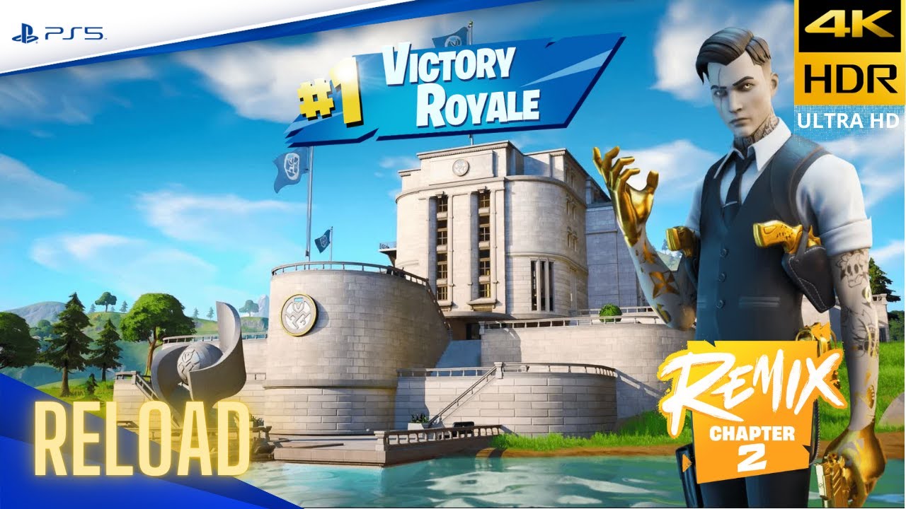 Fortnite (PS5) 4K 60FPS HDR Midas Solo Realod (Capítulo 2 Remix do ...