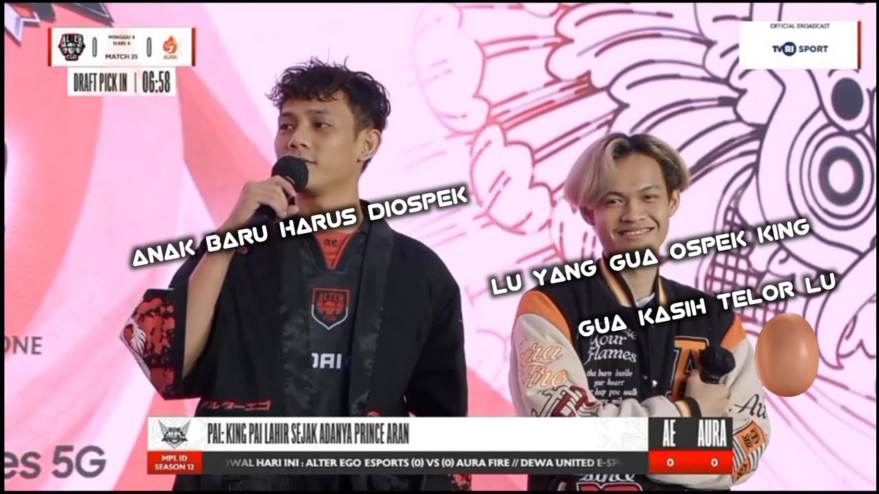 INTERVIEW PANASSSS ! KEPEDEAN PRINCE ARAN BIKIN KING PAI DAN ALTER EGO ...