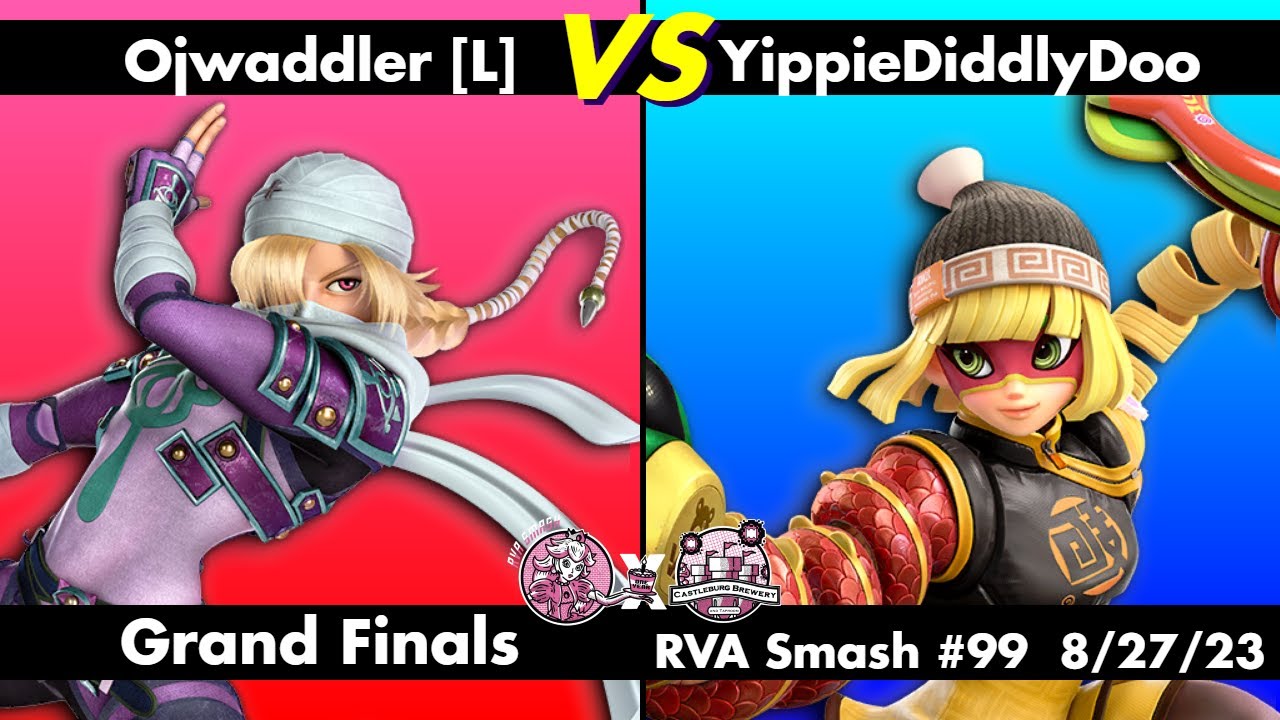 RVA Smash #99: Ojwaddler [L] (Mario/Sheik) vs YippieDiddlyDoo (Min Min ...