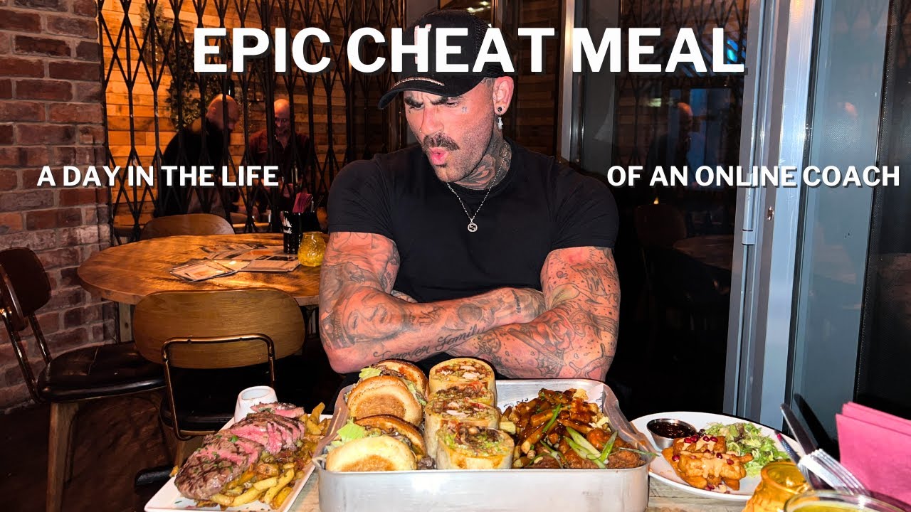 EPIC CHEAT MEAL | DAY IN THE LIFE | ARM DAY - YouTube