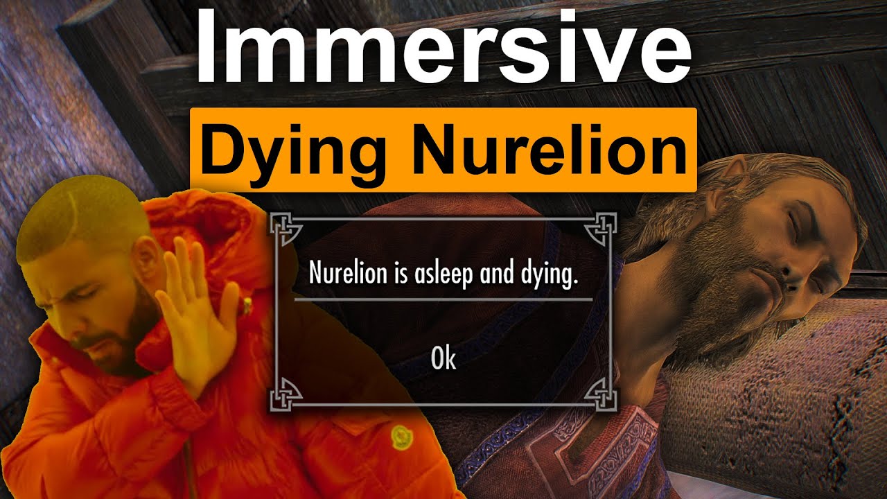 Skyrim Mod: Immersive Dying Nurelion - The White Phial Quest - YouTube