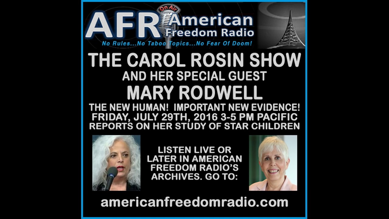 Mary Rodwell: ET Multidimensional Reality Evidence On The Carol Rosin ...