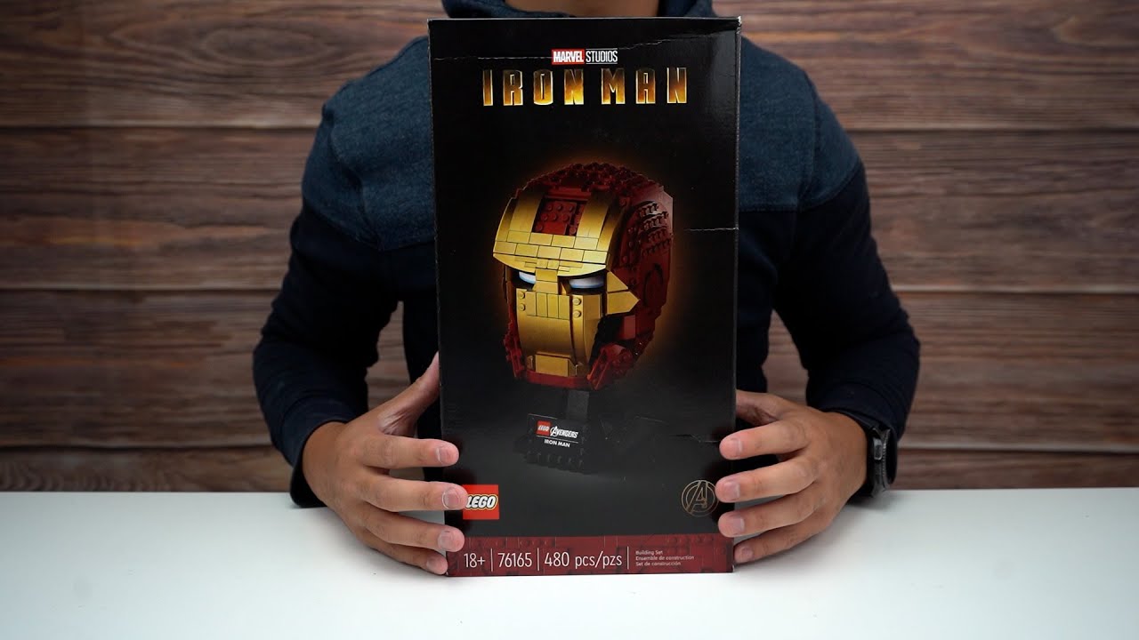 LEGO Marvel Studios Iron Man Helmet Unboxing and Build - YouTube