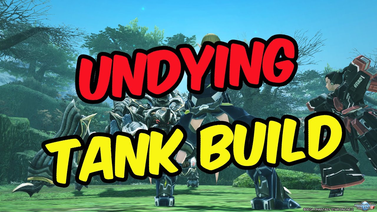 [PSO2] Un-killable Tank Build - YouTube
