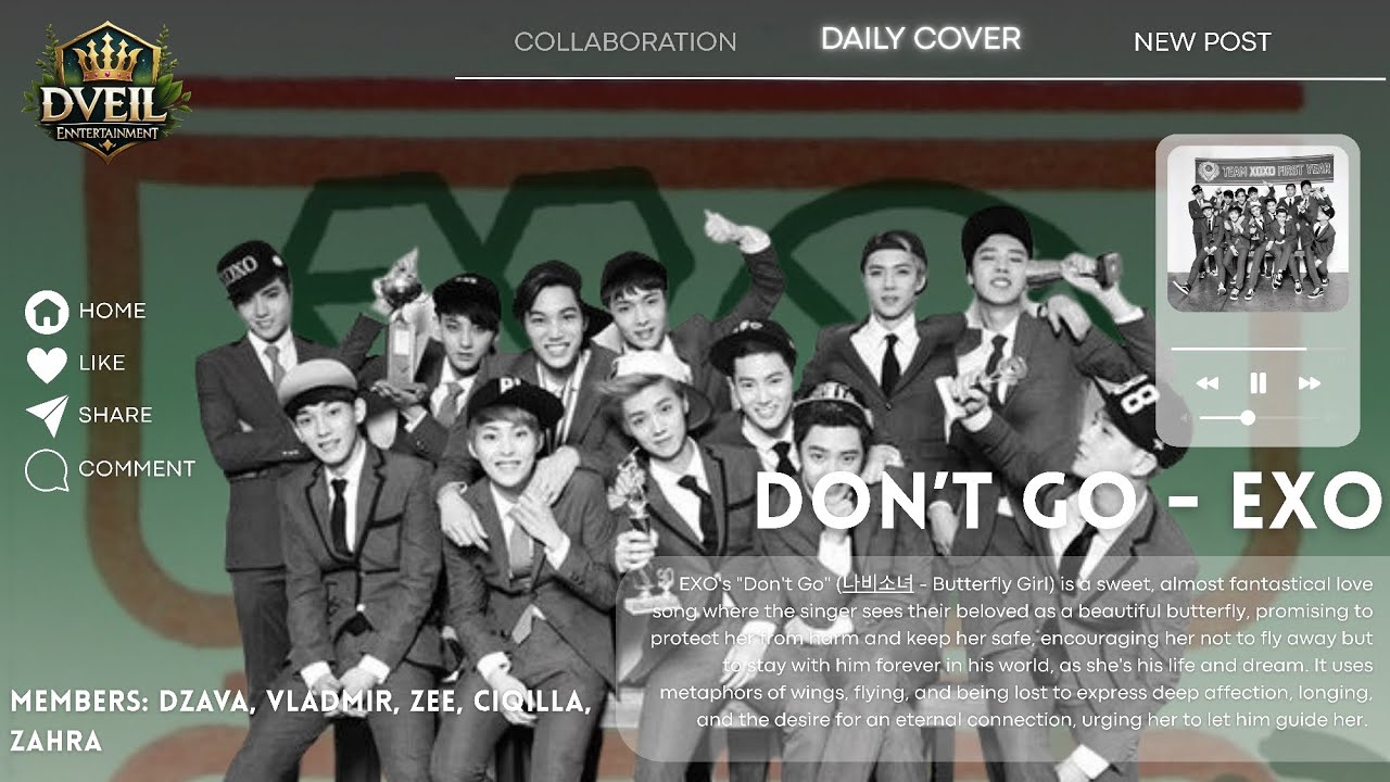 VEIL DAILY COVER 「DON'T GO - EXO」 - YouTube