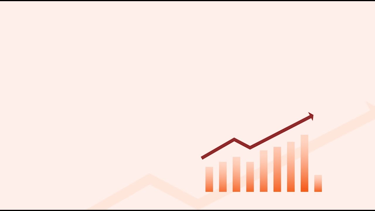 📌Rising orange graph video background | MP4 #videosource #infographic # ...
