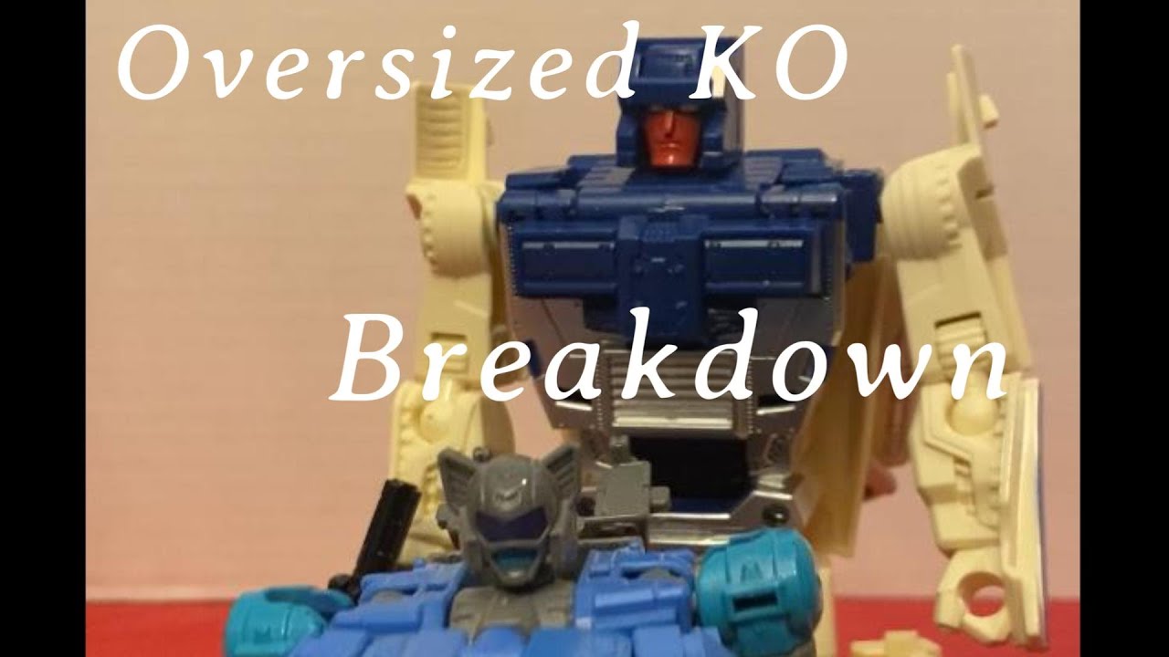 Oversized KO Combiner Wars Breakdown - YouTube