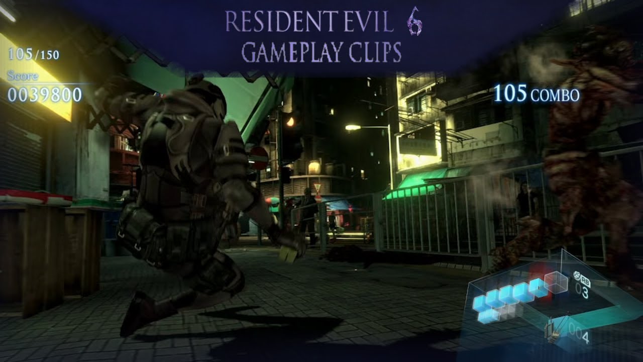 Resident Evil 6 Gameplay - Outmaneuvered - YouTube