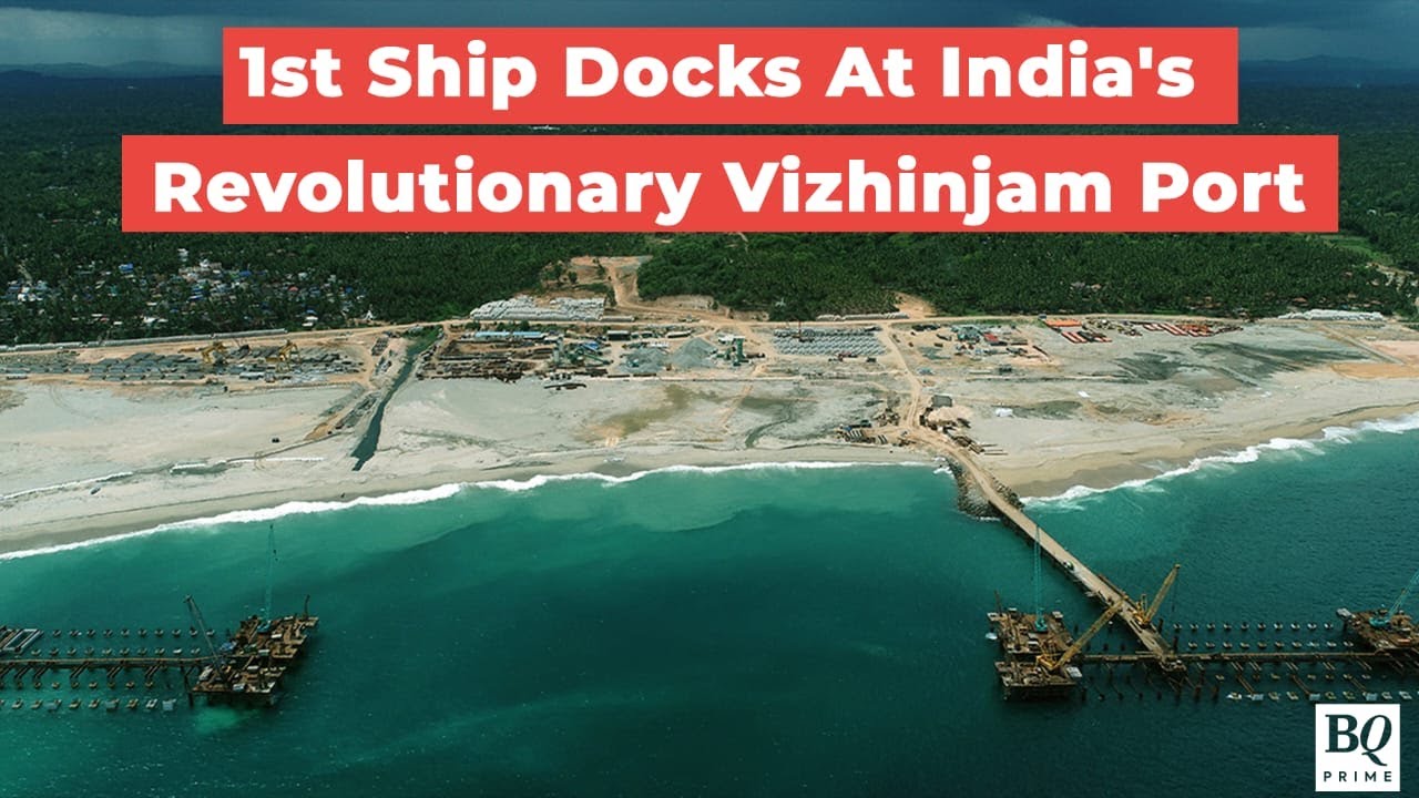 Kerala CM Pinarayi Vijayan Flags In First-Ever Ship Into Vizhinjam Port ...