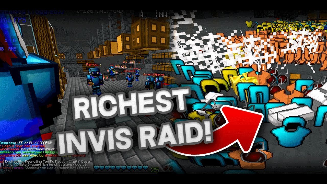 WE MADE THE RICHEST POWER FACTION RAIDABLE!! (FULL INVIS!) - VeltPvP [6 ...