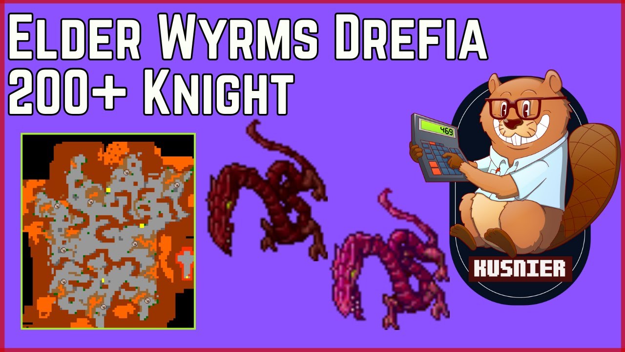 Elder Wyrms Drefia | 200+ Knight | Tibia - YouTube