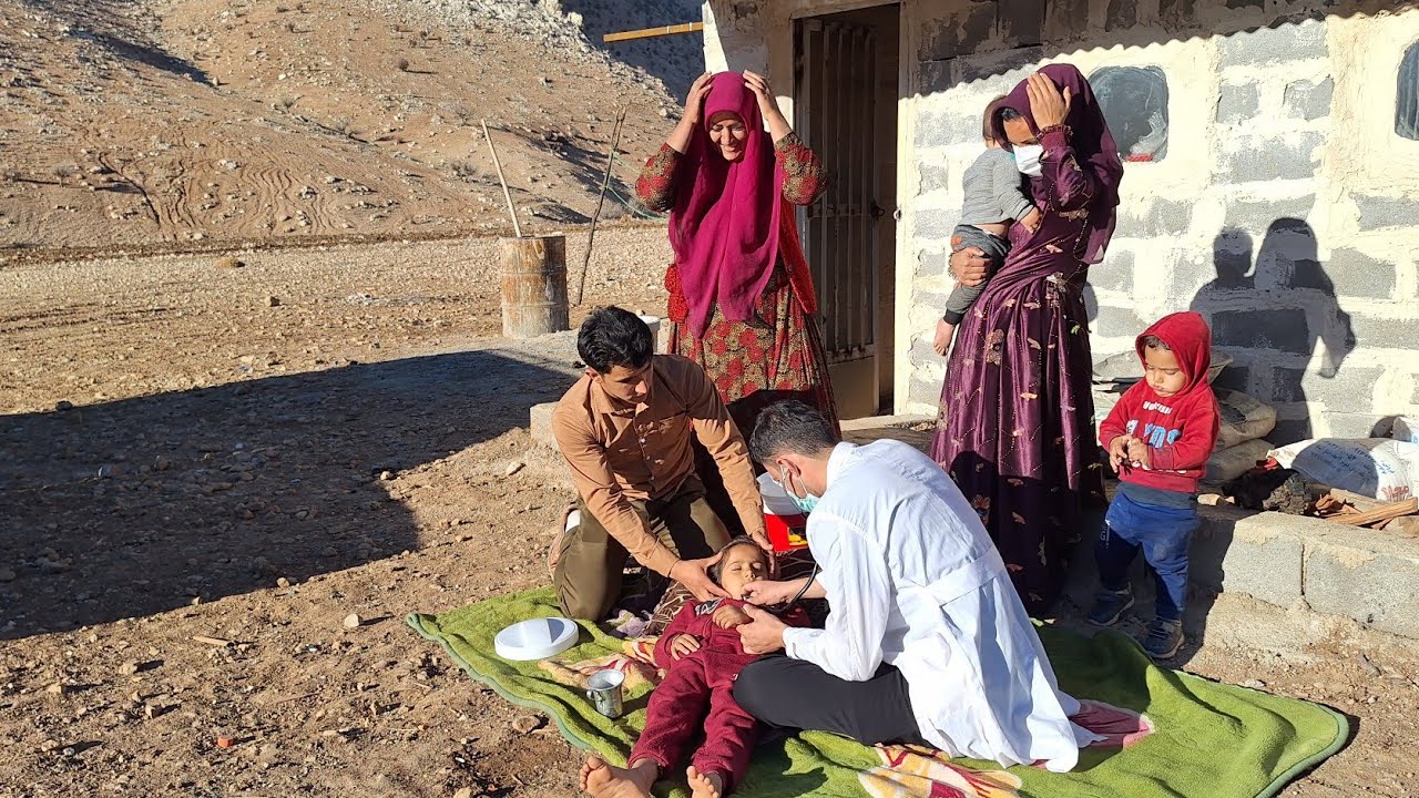 The rescue of Amina's bitten daughter by Rasool and Narges with the ...