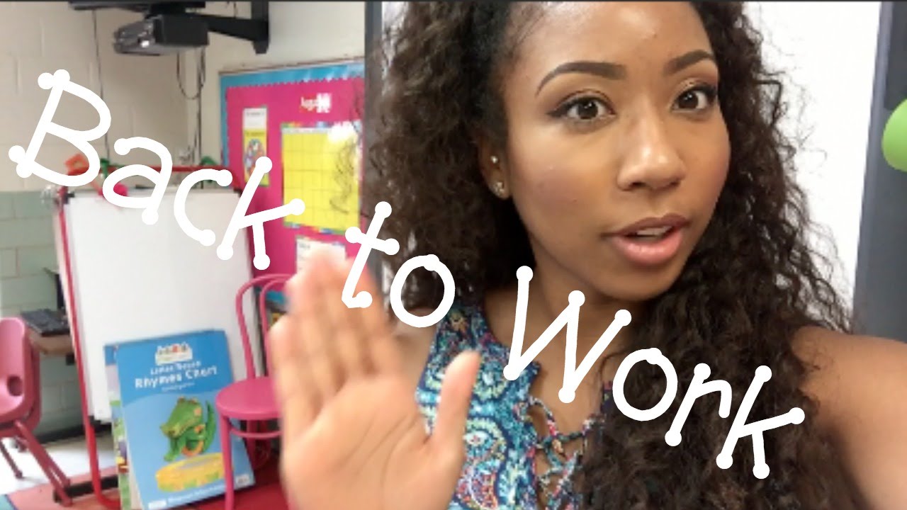 First Day Back at Work | Teacher Life ♡ - YouTube