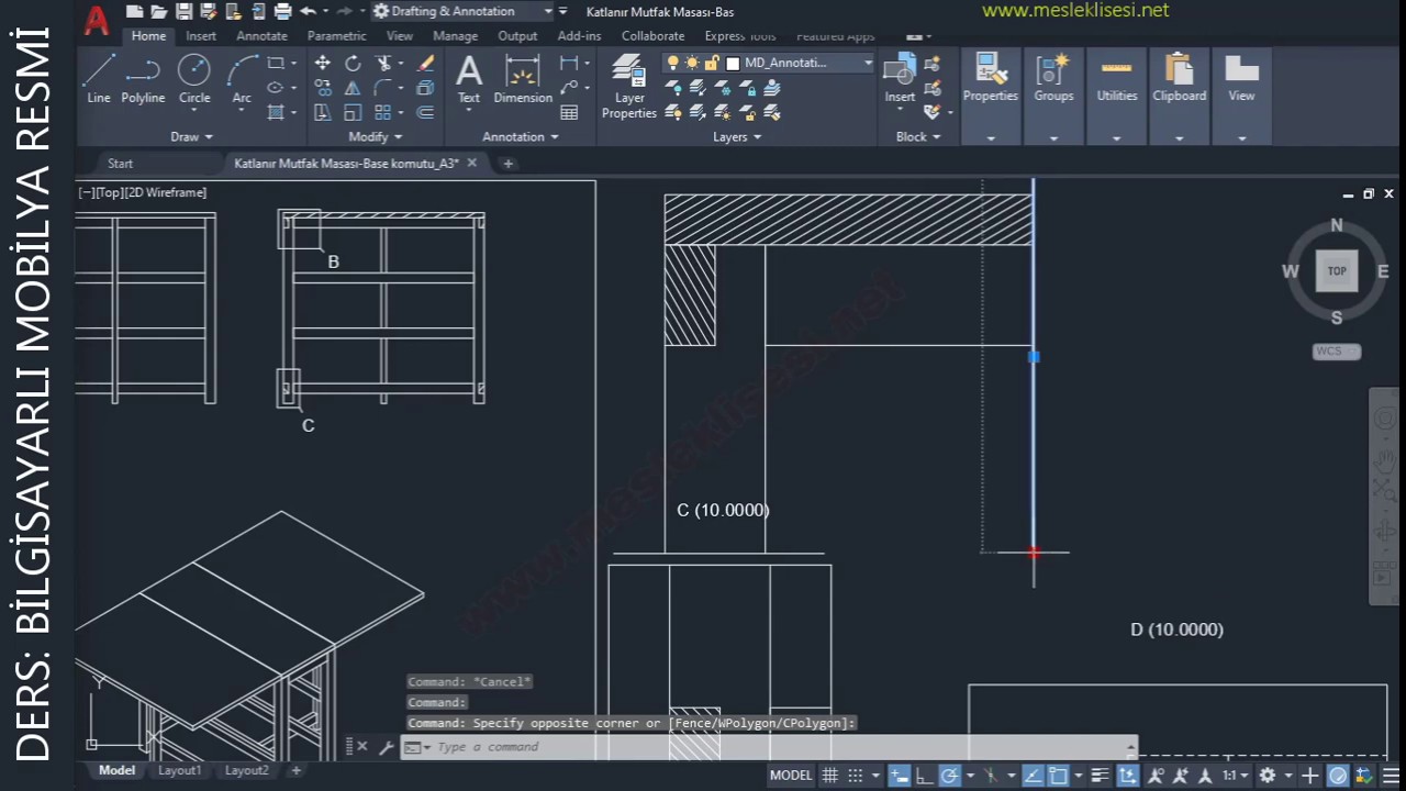 5 Autocad de Katlan r Mutfak Masas izimi Quickly Conversion 3D To 5-autocad-de-katlan-r-mutfak-masas-izimi-quickly-conversion-3d-to