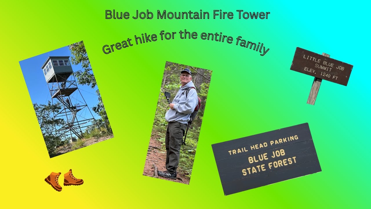 Blue Job Mountain Fire Tower - YouTube