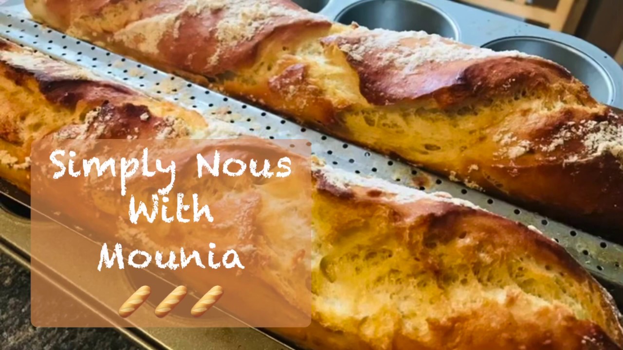 🇺🇸🥖🥖Recipe: the EASIEST way to an Authentic French Baguette 👌😋 - YouTube