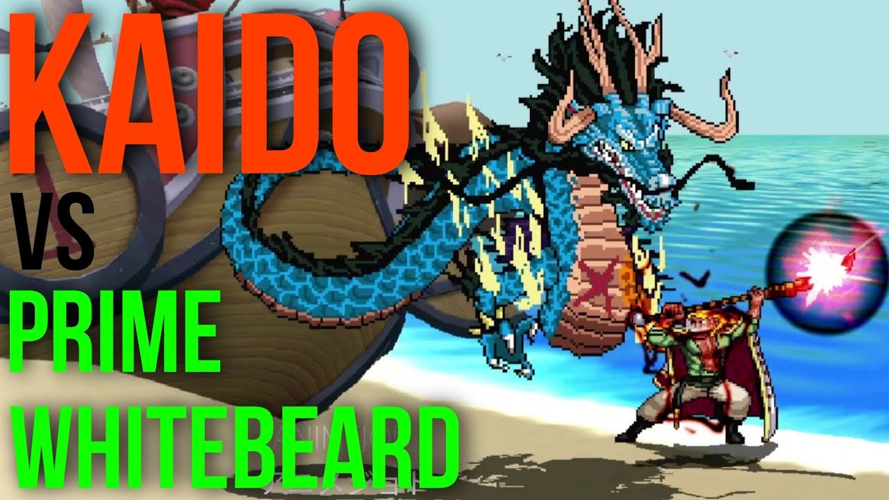 PRIME WHITEBEARD VS KAIDO #onepiece - YouTube