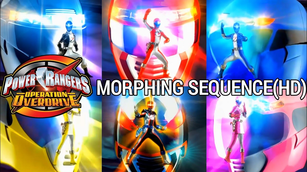 Power Rangers Operation Overdrive Morph Sequence (HD) - YouTube