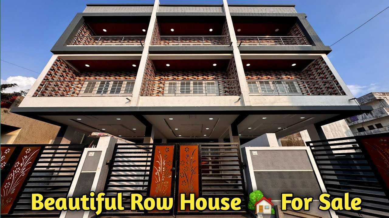 सुंदर रो हाउस विक्रीसाठी | Beautiful 🏘️ Row House For Sale - YouTube