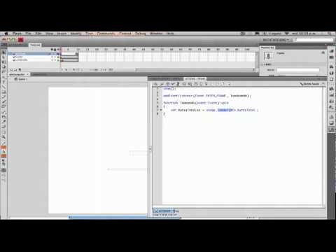 Crear una preCarga en Flash AS3 preloader Parte 2 - YouTube