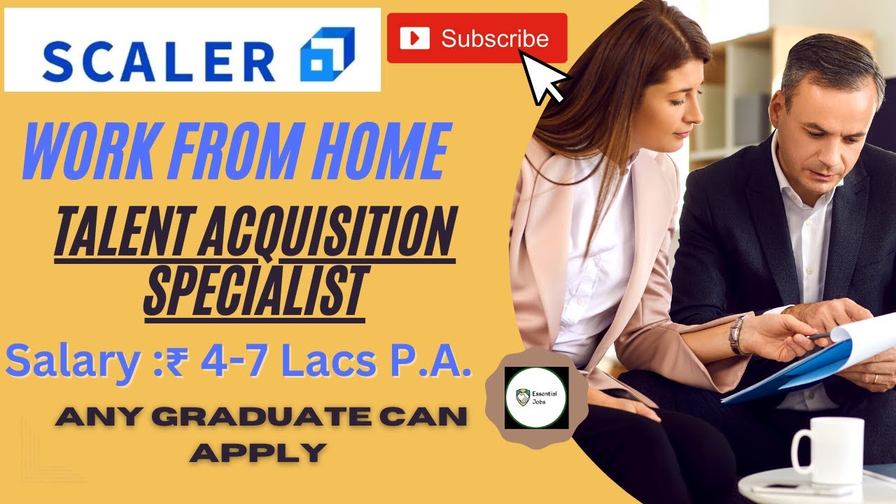 WORK FROM HOME |JOBS FOR FRESHERS | SCALER ACADEMY |33K-58K/MNT |LATEST ...