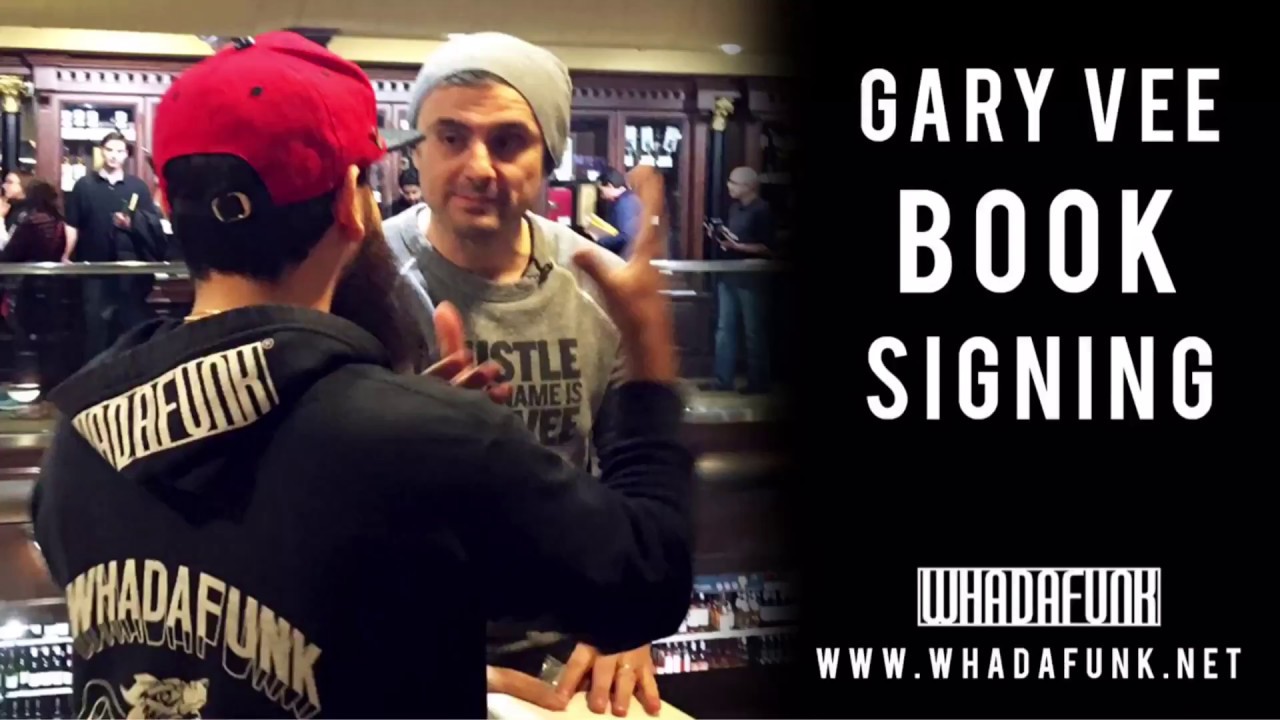 Gary Vee Book Signing At Wine Library 2018 - YouTube