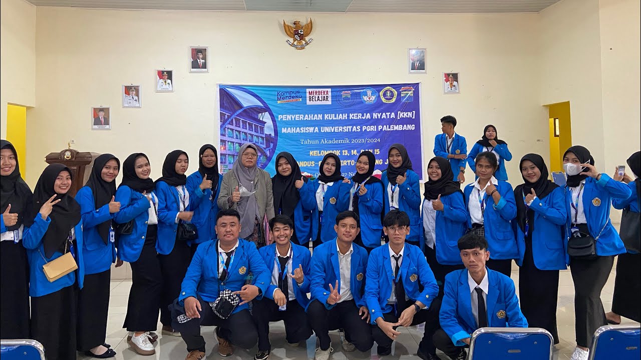 Video dokumentasi kkn kelompok 14, Kec. Gandus kelurahan pulo kerto ...