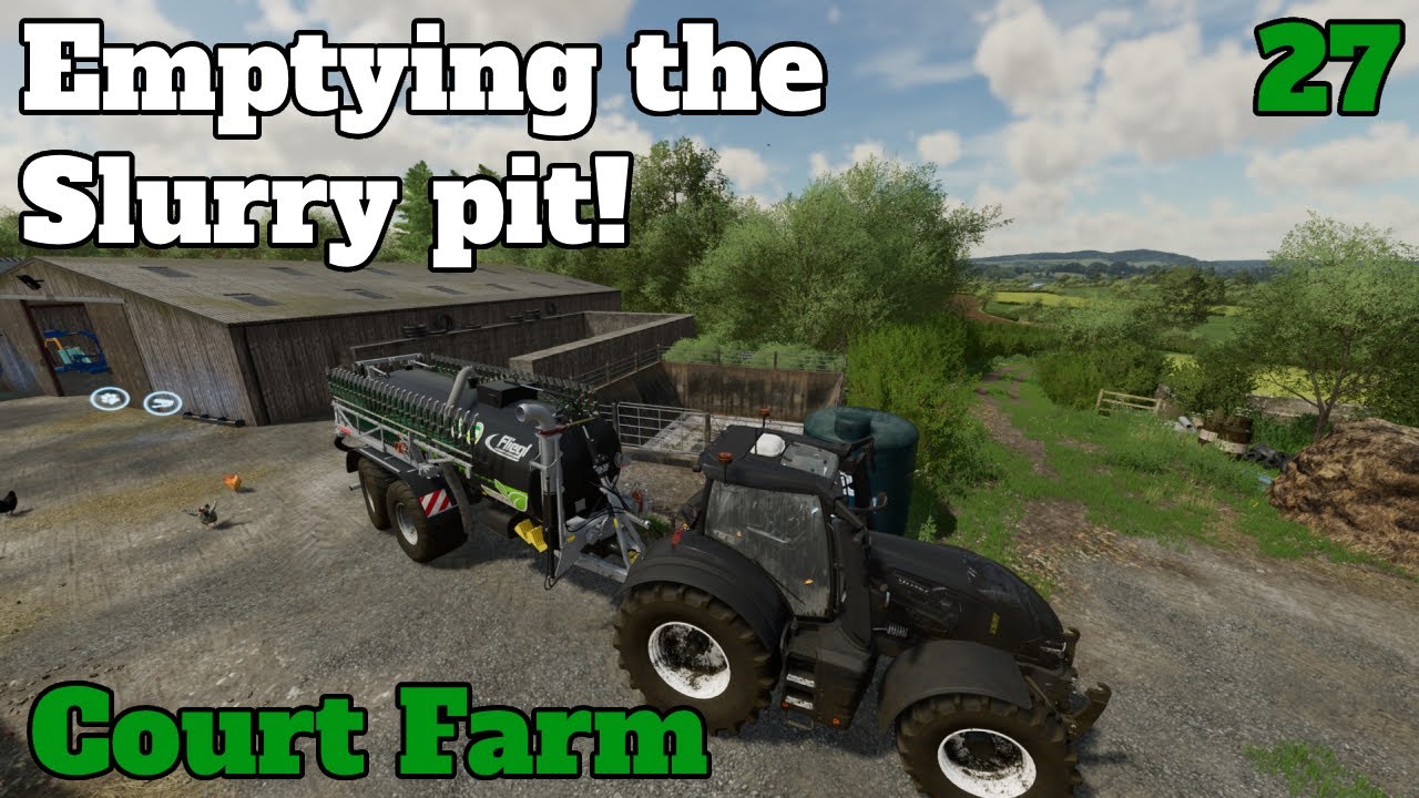 We now have a BONE DRY SLURRY PIT! - Court Farm Ep 27 - Farming ...