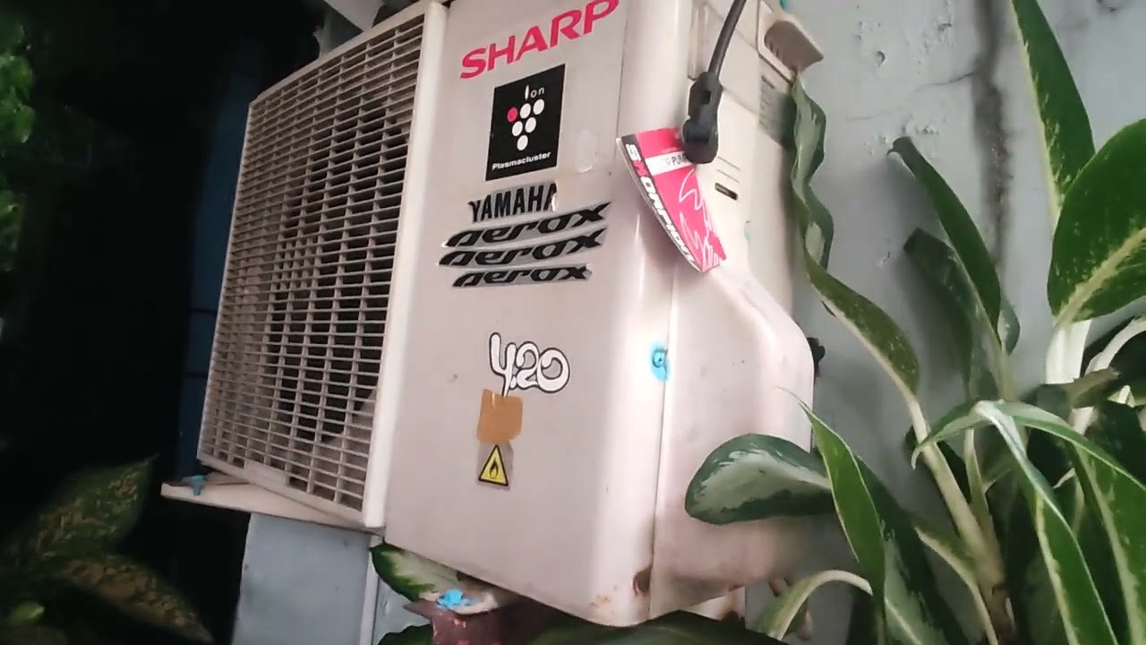 Sharp mini split air conditioner - YouTube