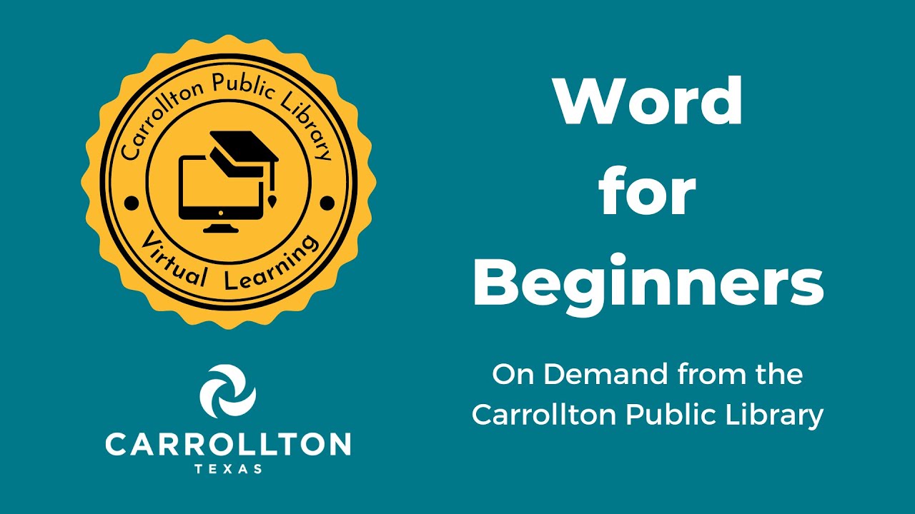 Word for Beginners - YouTube