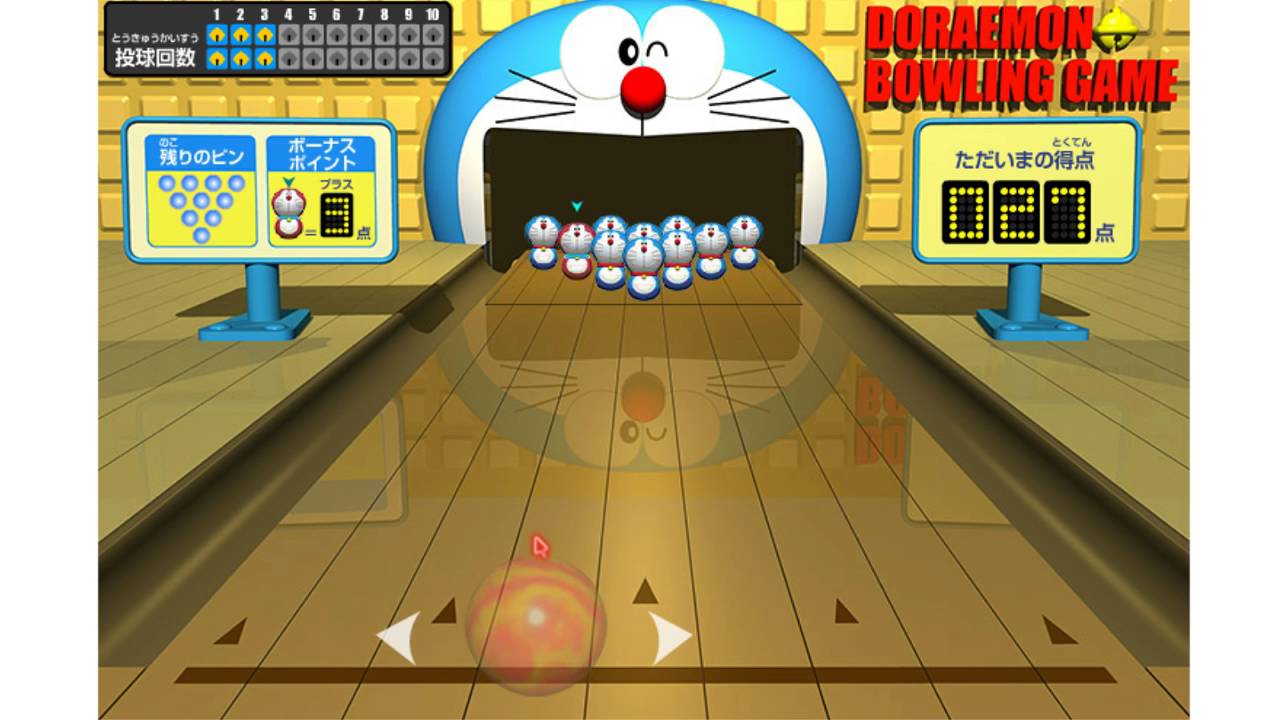 เกมส์ - DORAEMON BOWLING - YouTube
