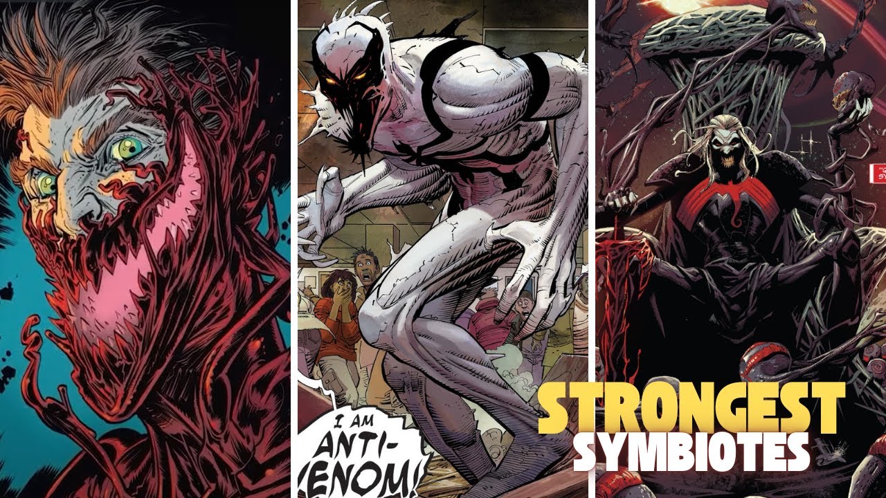 TOP 5 Most Powerful Symbiotes! | Too Crazy For The Mcu! - YouTube