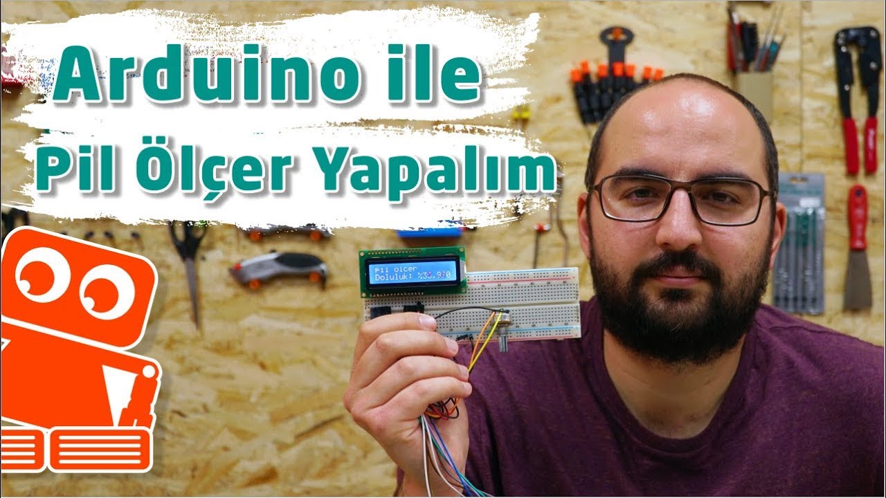 Arduino İle Pil Ölçer Yapımı Robotistan Youtube