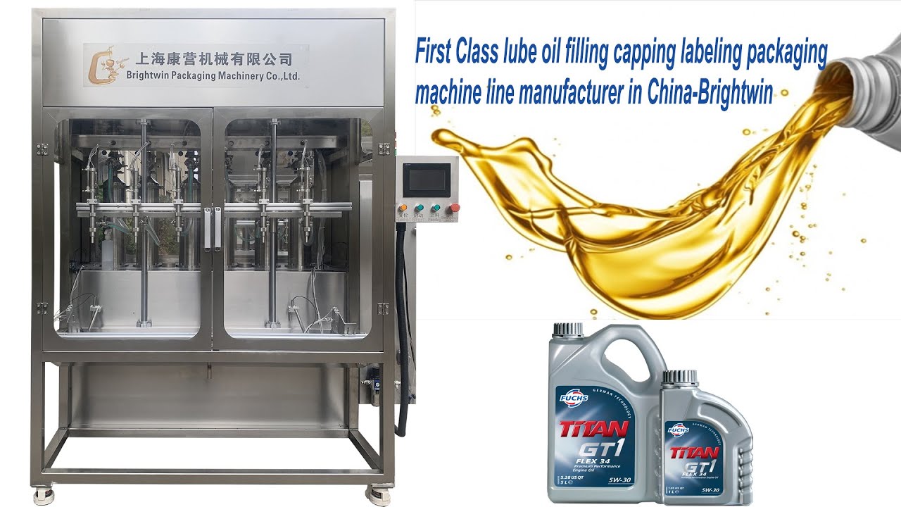 Automatic 1L- 5L lube engine oil lubricant brake fluid bottle filling ...