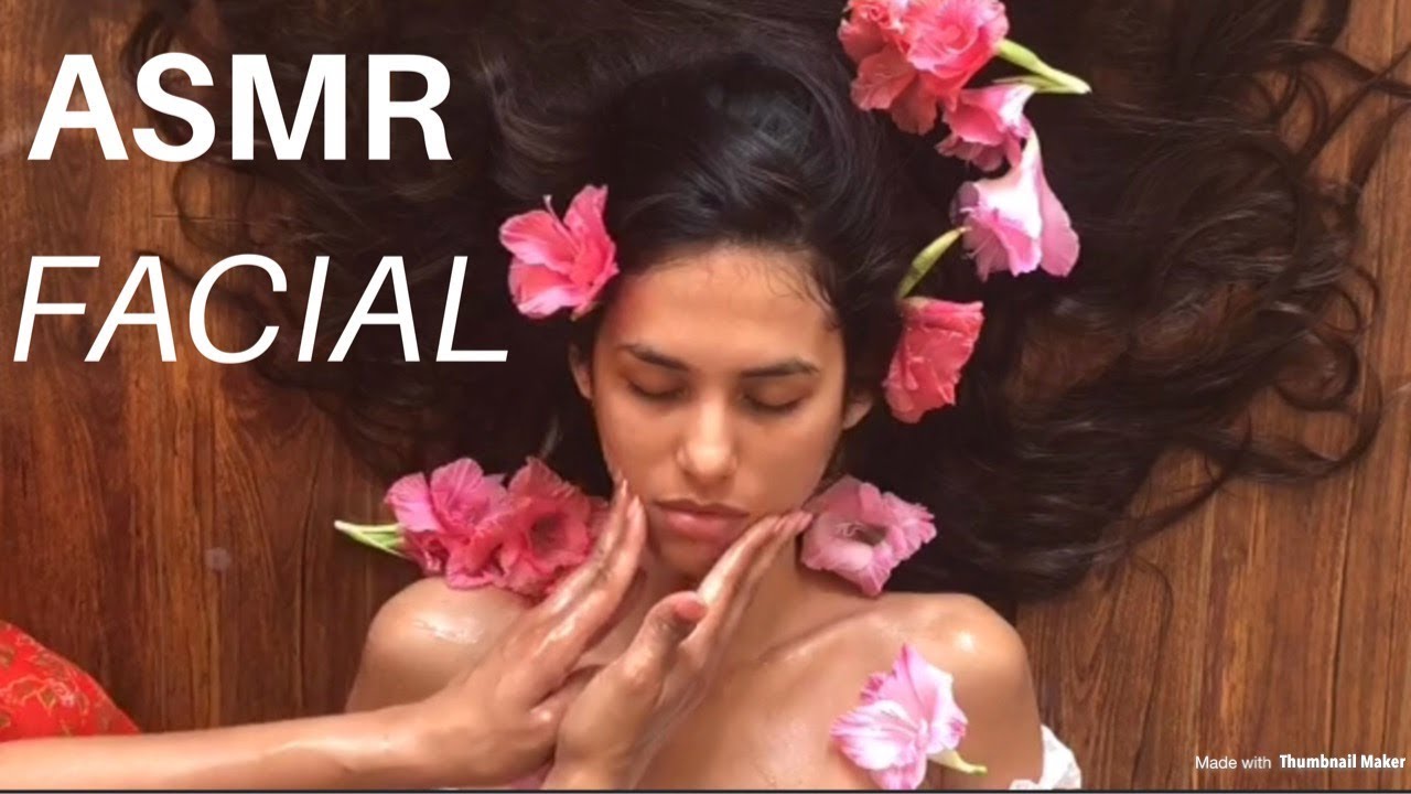 💆 Asmr Facial Massage For Dry Skin Soft Whispers Tapping Lotion Sounds