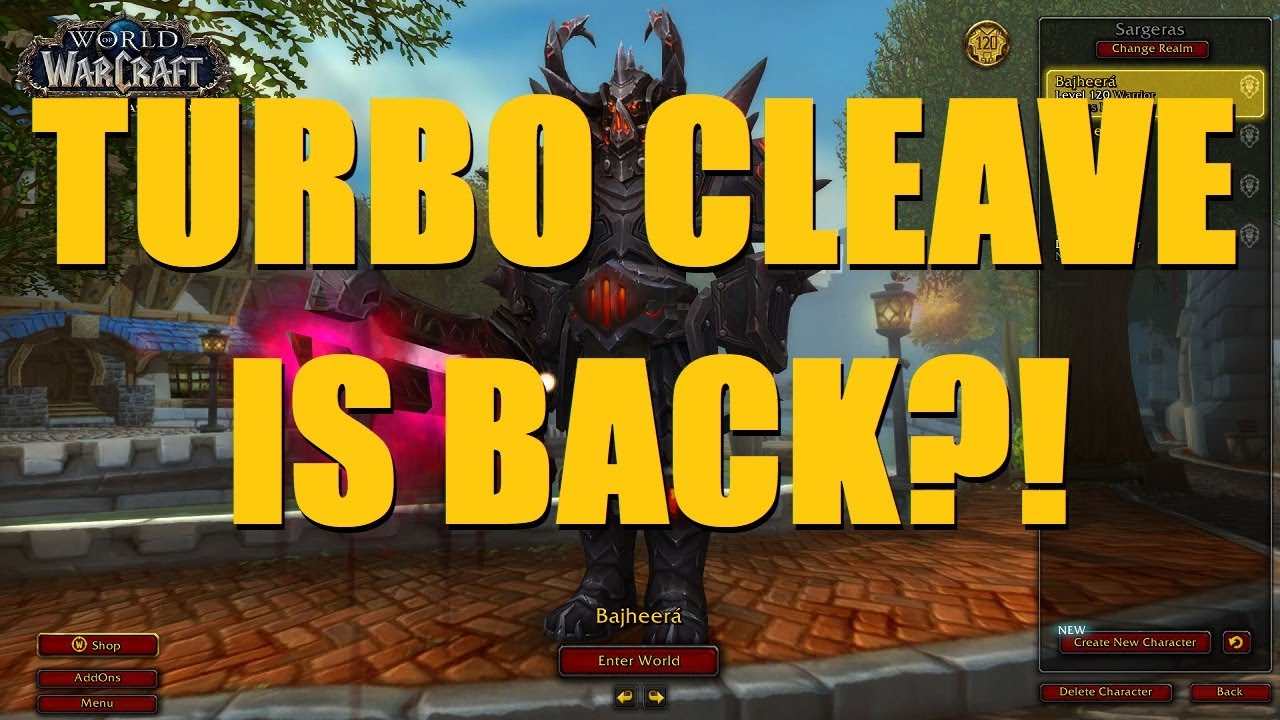 TURBO CLEAVE IS BACK?! (Arms Warrior 3v3 Arena) - WoW 9.0 Shadowlands ...